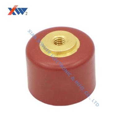 China 40kV 500pF High Voltage Doorknob Capacitor 28x33x41mm for sale