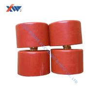 China 40kV 7500pF High Voltage Doorknob Capacitor 80mm D 24mm H for sale