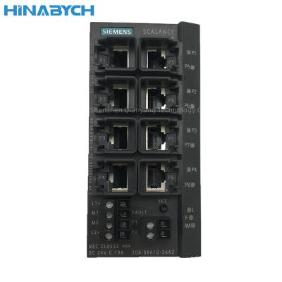 China New Original Siemen S Switch 6gk5208-0ba10-2AA3 Scalance X208 Managed Industrial Ethernet Switch for sale