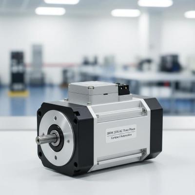 China 380W 220V AC Servo Motor Three Phase Compact Design For Space Limited Automation for sale
