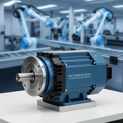 China High Torque DC Servo Motor Providing Consistent Performance Ideal for Automated Manufacturing and Robotics Applications for sale
