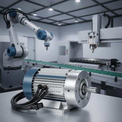 China AC Servo Motor Designed for Industrial Automation Applications Including Robotics CNC Machines and Automated Production Lines for sale
