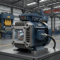 China Robust Construction AC Servo Motor Suitable for Heavy Load Applications and Continuous Operation in Manufacturing Plants for sale