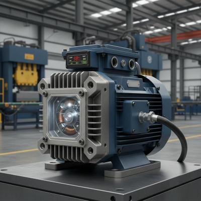 China Robust Construction AC Servo Motor Suitable for Heavy Load Applications and Continuous Operation in Manufacturing Plants for sale