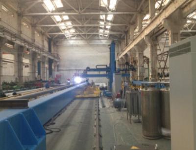 China Pipe bending and welding machine Bent pipe- Flange automatic welding system for sale