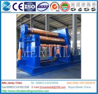 China Heavy duty hydraulic CNC Plate rolling machine 4-roller plate rolling machine for sale