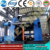 China Hydraulic CNC Plate rolling machine  4 Roll Plate Rolling Machine with CE Standard for sale