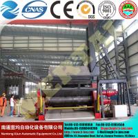 China MCLW12HXNC Wind tower manufacturing Hydraulic CNC Plate rolling machine for sale