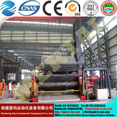 China MCLW12HXNC Wind tower manufacturing Hydraulic CNC Plate rolling machine for sale