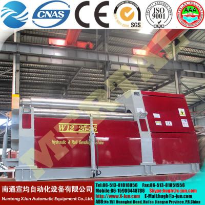China Best Quality Hydraulic 4 Roller CNC Plate rolling machine  with CE Standard for sale