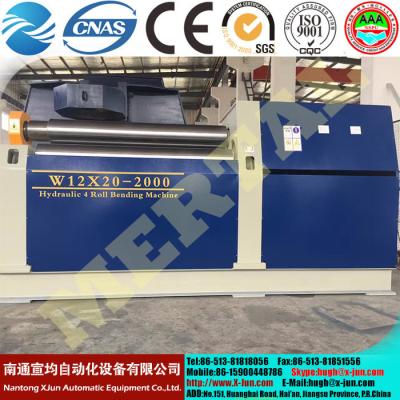 China Mclw12CNC-20X2500 CNC Plate Rolling Machine /4 Roll Plate Rolling Machine with CE Cert for sale