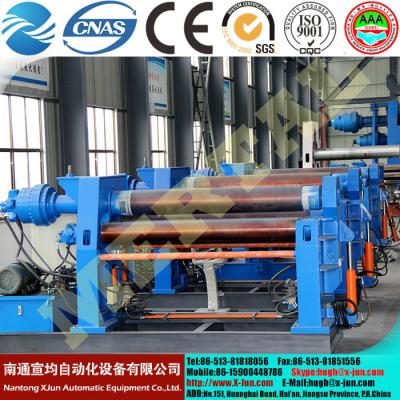 China Hydraulic CNC Plate rolling machine /4 Roll Plate Rolling Machine with CE Standard for sale