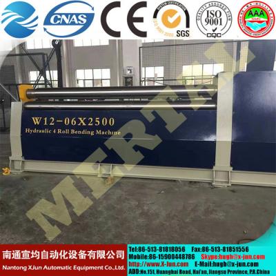 China MCLW12NC-60*3500 Hydraulic 4 Roll Plate Rolling/bending Machine with CE Standard for sale