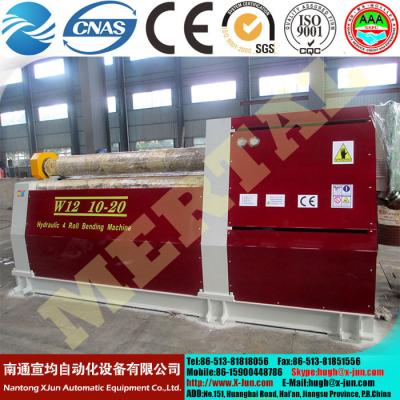 China Mclw12xnc  Large Hydraulic CNC Four Roller Plate Bending/Rolling Machine for sale