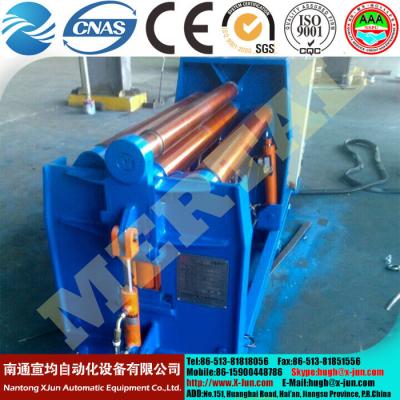 China MCLW12CNC-3x1000 Rectangular and shaped special CNC four rollers plate rolling machine for sale