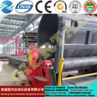 China HOT!MCLW12XNC-60*3000 large hydraulic CNC four roller plate bending/rolling machine for sale