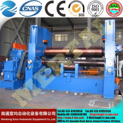 China High quality China Supplier 3 rollers hydraulic plate bending machine 25*3100mm for sale