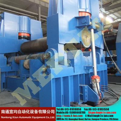 China China Supplier Asymmetrical 3 Roller Hand Plate Rolling Machine with prebending for sale