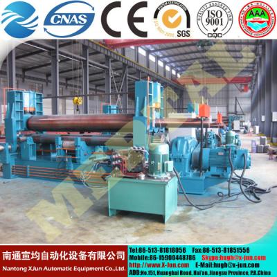 China High quality China Supplier 3 rollers hydraulic plate bending machine for sale