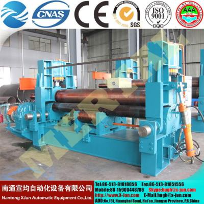 China High quality China Supplier 3 rollers hydraulic plate bending machine 25*3500mm for sale