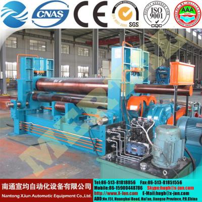 China China Supplier Asymmetrical 3 Roller Hand Plate Rolling Machine with prebending for sale