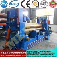 China High quality China Supplier Asymmetrical 3 Roller Hand Plate Rolling Machine with prebending for sale