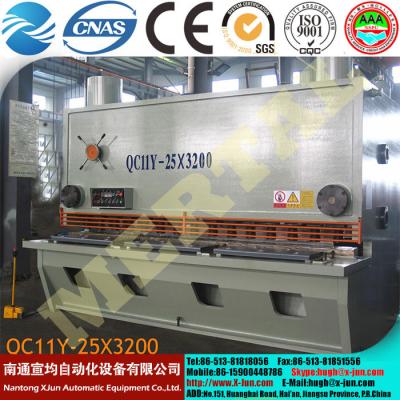 China Hydraulic Guillotine Shearing Machine , Hardware Steel Plate Cutting Machine for sale