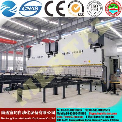 China MCL WC67Y 6600T12500 large double linkage CNC bending machine, bending machine quality for sale