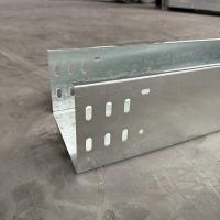 China Galvanized Electric Metal Solid Bottom Cable Tray Raceway Hdg Cable Tray 50MM 100MM for sale