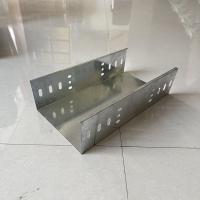 China Hot Dip Galvanized Steel Cable Tray Electric Wire Cable Channel Tray Silvery Color for sale