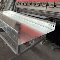 China ISO9001 Galvanized Ladder Rack Cable Tray 100MM 50MM Adjustable Cable Management for sale