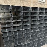 China Rectangle Hot Dip Galvanized Fire Proof Cable Tray Wire Metal Cable Trough For Cable Laying for sale