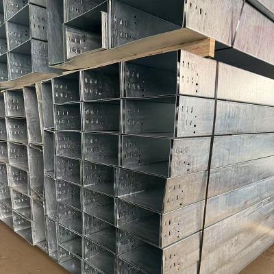 China Steel Hot Dipped Galvanized Cable Tray / Outdoor Cable Trunking Metal 1m Length for sale