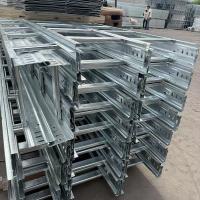 China Multi Style Aluminum Ladder Cable Tray OEM Metal Electrical Trunking for sale
