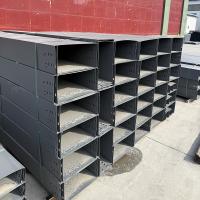 China Fireproof Outdoor Cable Tray Bridge Plastic Enclosed Iron Trough Sprayed For Building Construction for sale