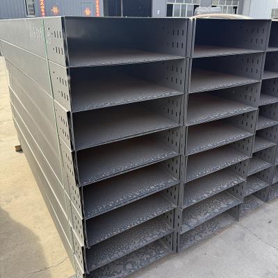 China Galvanized Steel Cable Tray For Protective Cables Plastic Spraying Fireproof 50mm 100mm 150mm 200mm 600mm for sale