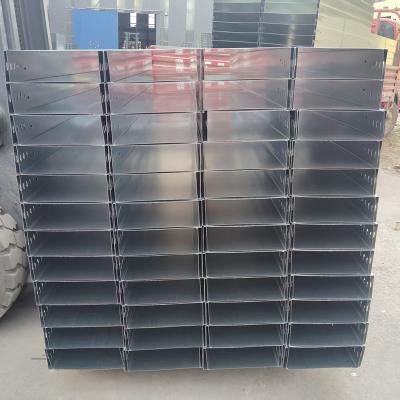 China Hot Dip Galvanized Ss304 Trough Type Cable Tray For Infransture for sale