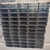 China Steel Galvanized Ventilated Trough Cable Tray Non Standard Customized Spray Plastic Fireproof Trough Bridge for sale