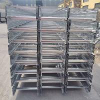 China Durable Aluminum Ladder Cable Tray Garage Weather Resistance Ladder Rack Cable Tray 2400/3000/5800/6000mm for sale