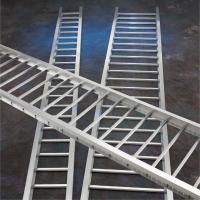 China Outdoor Heavy Duty Produced 100mm Cable Tray Hot Dip Galvanized Cable Ladder Professional for sale