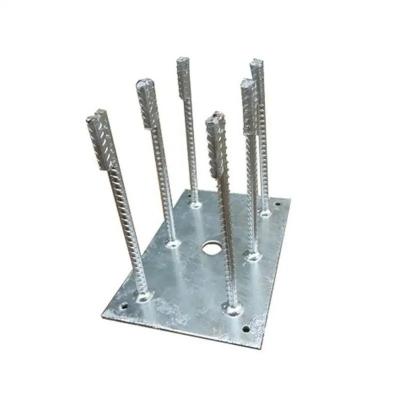 China Steel Shielding Embedded Bottom Curtain Wall Embedded Plates Hot Dip Galvanized For Building Construction for sale