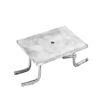China Curtain Wall Embedded Steel Plate Weldment Curtain Wall Fittings Steel Structure Sheet Metal Fabrication for sale