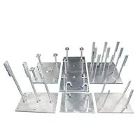 China Curtain Wall Embedded Steel Plate Weldment Curtain Wall Fittings Steel Structure Sheet Metal Fabrication for sale