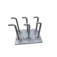 China Building Welding Steel Embed Plates For Concrete Insert Traffic Barriers for sale
