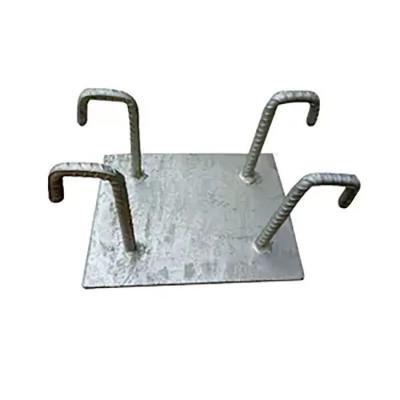 China Building Welding Steel Embed Plates For Concrete Insert Traffic Barriers for sale