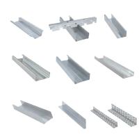 China Drywall Steel Gypsum Board Profiles Suspended Ceiling Grid Drywall Accessories Open Grid Light Steel Keel Ceiling for sale