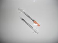 China 29 Gauge 1cc Disposable Injection Insulin Syringe EO Gas With 8mm Needle Length for sale