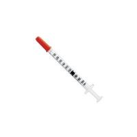 China 3-Piece Disposable Insulin Injection Syringes For U-100 With Integrated Needle for sale