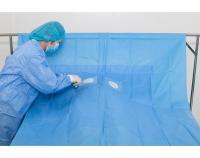China Two Incise Windows Disposable Surgical Drapes Four Incise Windows Reinforced Area for sale