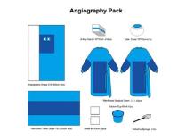 China Angiography Flexible Wrapping Surgical Packs Medical Packs Consumables With Tube Cover for sale